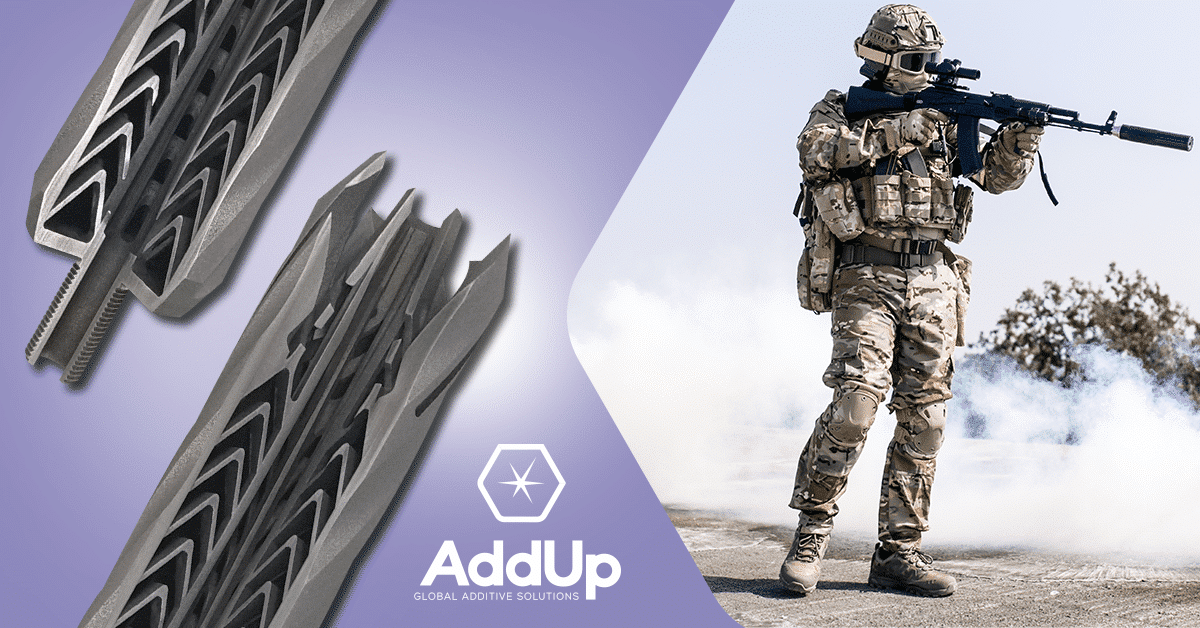 Fabrication additive pour le secteur de la défense - AddUp