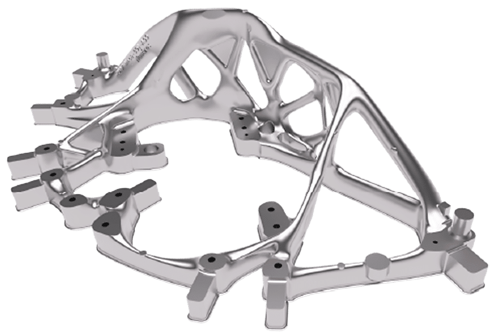 3D-Printed Aerospace Support Part by AddUp